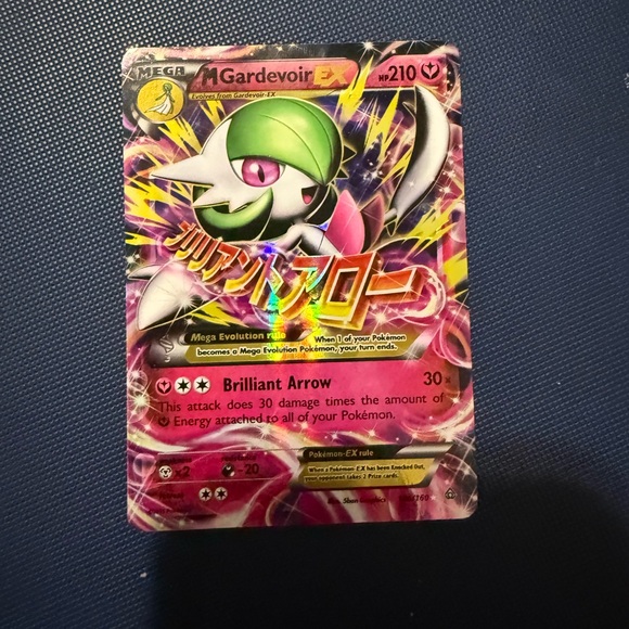 Pokemon | Toys | Pokemon Mega Gardevoir Ex Card Pink And Green | Poshmark